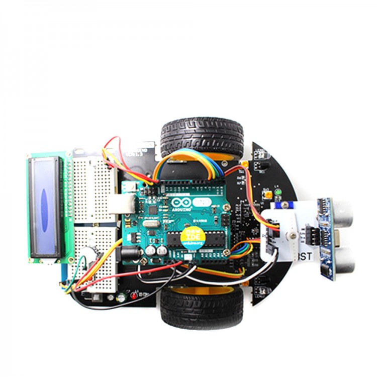 Intelligent Car Robot Kit With Arduino Uno Controller R3 Tracking Obstacle Avoidance Ultrasonic 