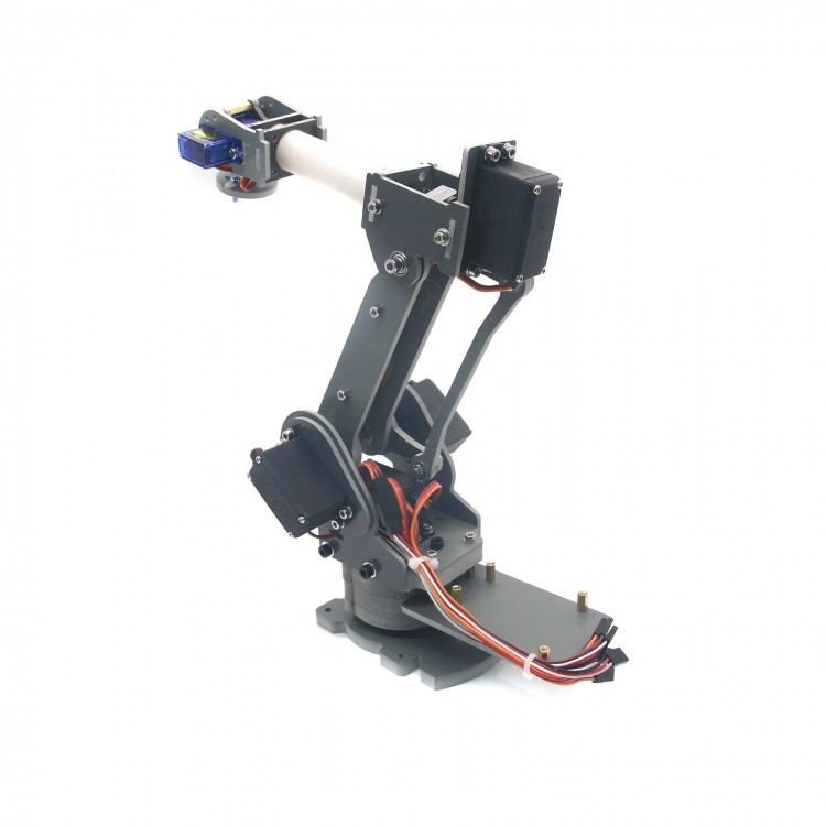 ABB 6DOF Industrial Robot Mechanical Arm Alloy Robotics Arm Rack with Servos for Arduino ...