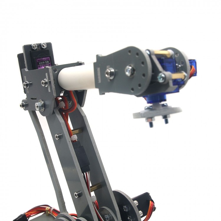 ABB 6DOF Industrial Robot Mechanical Arm Alloy Robotics Arm Rack with Servos for Arduino ...