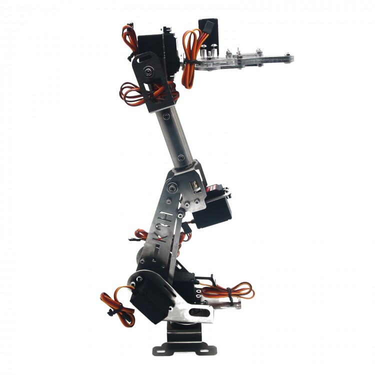 6DOF Mechanical Robot Arm Manipulator with Claw Servo for Robotics Arduino Raspberry Assembled ...