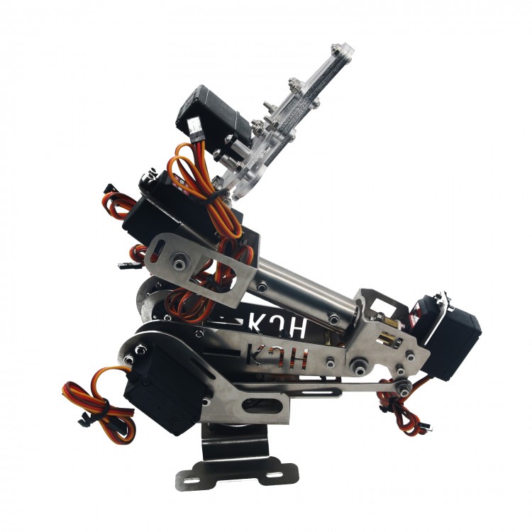 6DOF Mechanical Robot Arm Manipulator with Claw Servo for Robotics Arduino Raspberry Assembled ...