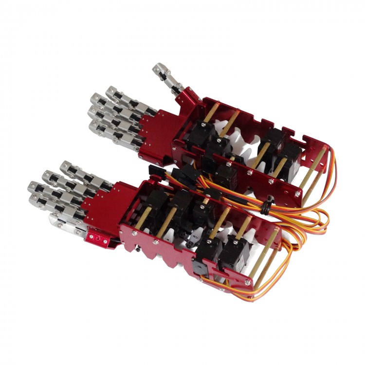 5dof Humanoid Five Fingers Metal Manipulator Arm Right Hand With A0090