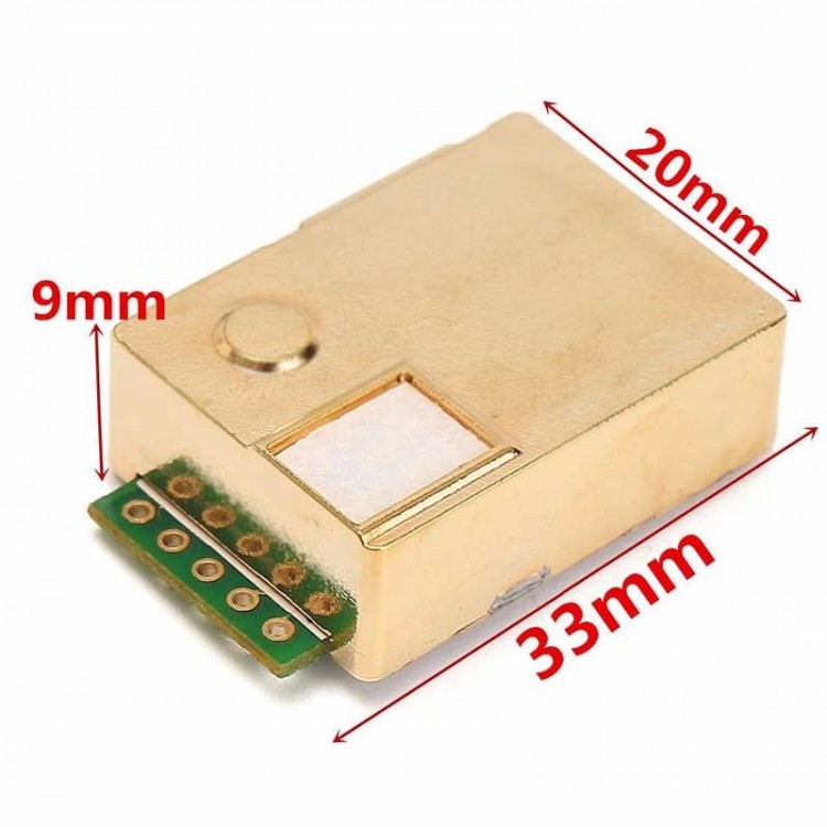 Mh Z19 Infrared Co2 Sensor Module For Co2 Air Quality Monitor Uart Pwm 0 5000ppm Free Shipping
