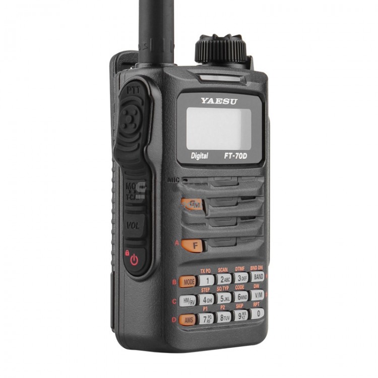 YAESU FT-70DR Ricetrasmettitore Dual Band Digital Walkie-talkie Radio Transceiver 70D C4FM/FM ...
