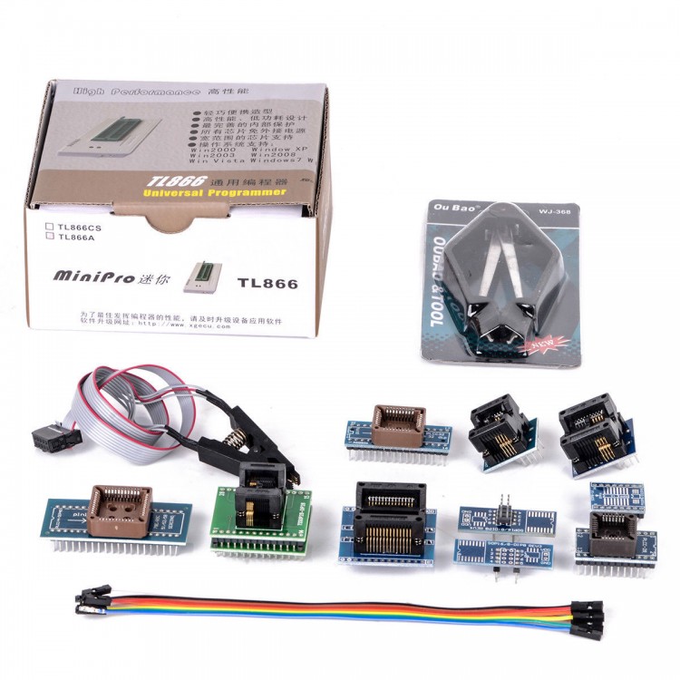 TL866A USB Minipro Programmer 10x Adapter EEPROM FLASH 8051 AVR MCU GAL PIC SPI - Free Shipping ...