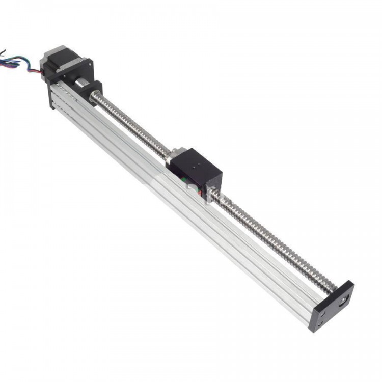 Threaded Rod Linear Guide Rail with Motor and Ball Screw for CNC Linear ... Threaded Rod Linear Guide Rail with Motor and Ball Screw for CNC Linear ...