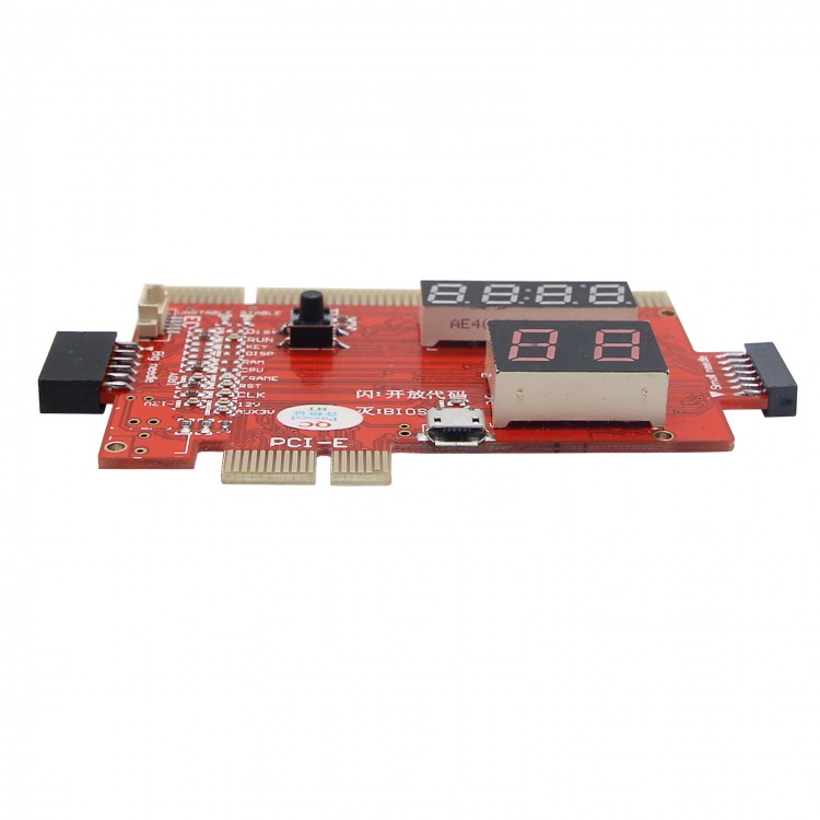 PCI PCI-EX1 LPC Mini PCI-E Diagnostic Post Card for Laptop PC Desktop ...