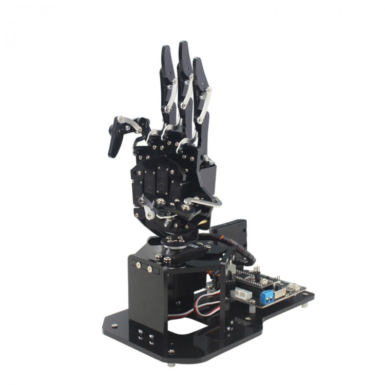 Open Source Bionic Robot Hand Right Hand Five Fingers Uhand2 0 For Arduino Version Free