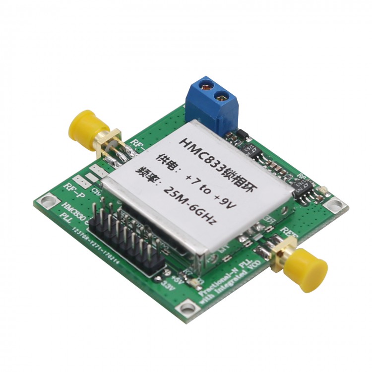 25mhz 6ghz Hmc833 Phase Locked Loop Module Rf Signal Generator 7v To 9v Hmc833 Core Board Free