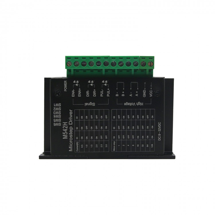 M542H 3A CNC Stepper Driver Controller 2 Phase 128 Microstep ... M542H 3A CNC Stepper Driver Controller 2 Phase 128 Microstep ...