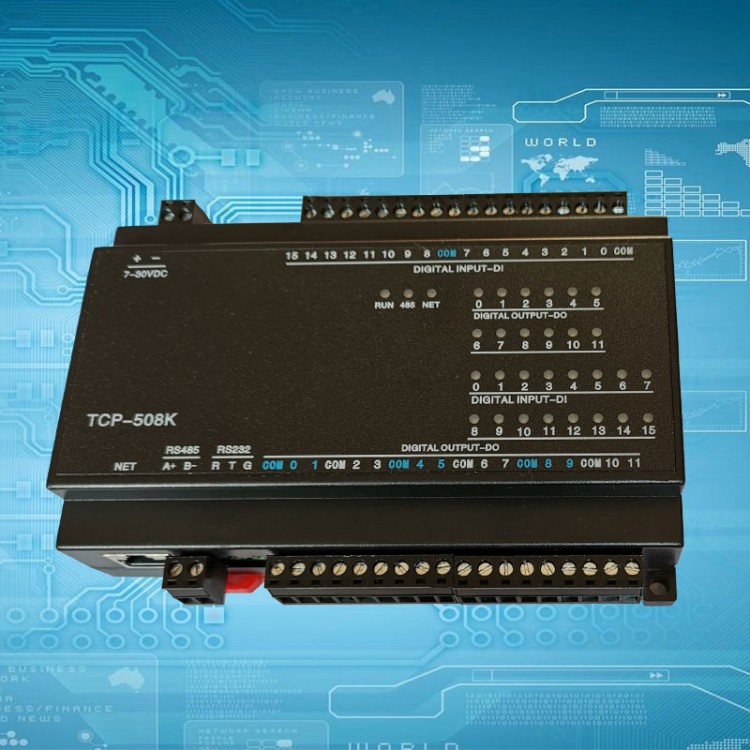 12do Relay Output 16di Switch Input Rj45 Ethernet Rs485232 Tcp Module Modbus Controller Tcp