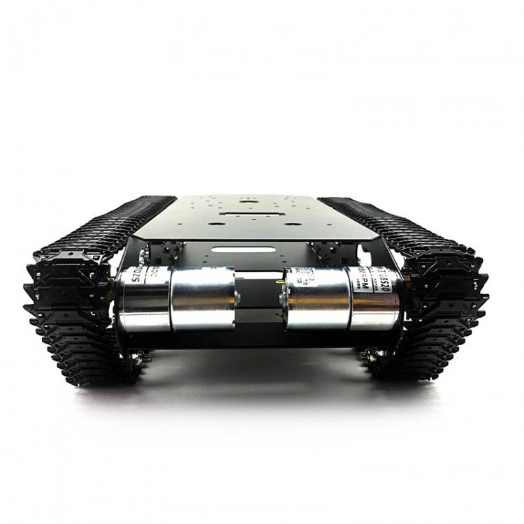Ts700 Tracked Robot Chassis Robot Tank Chassis Metal Track W Motor Encoding Disk With Remote