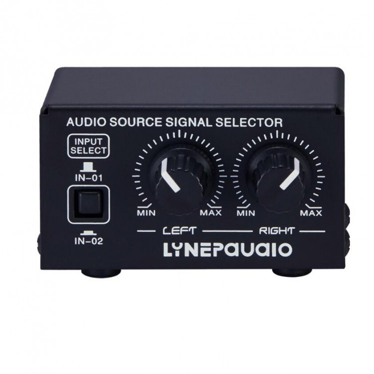 2 In 1 Out Audio Source Signal Selector Switcher Output Volume Adjustment Rca Interface B201