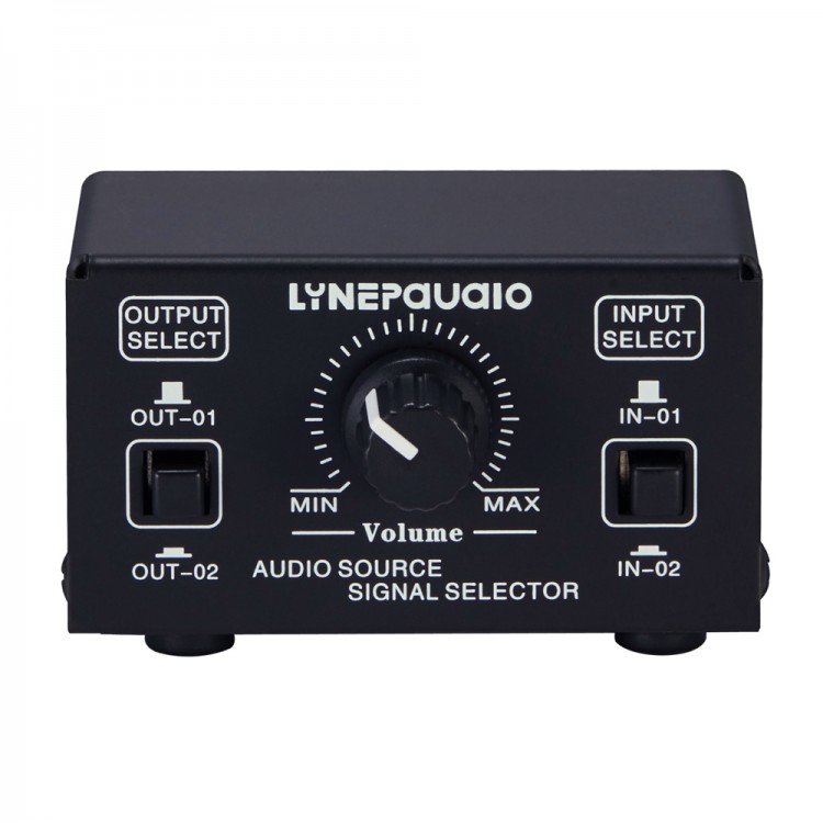 2 In 2 Out Audio Source Signal Selector Switcher Output Volume