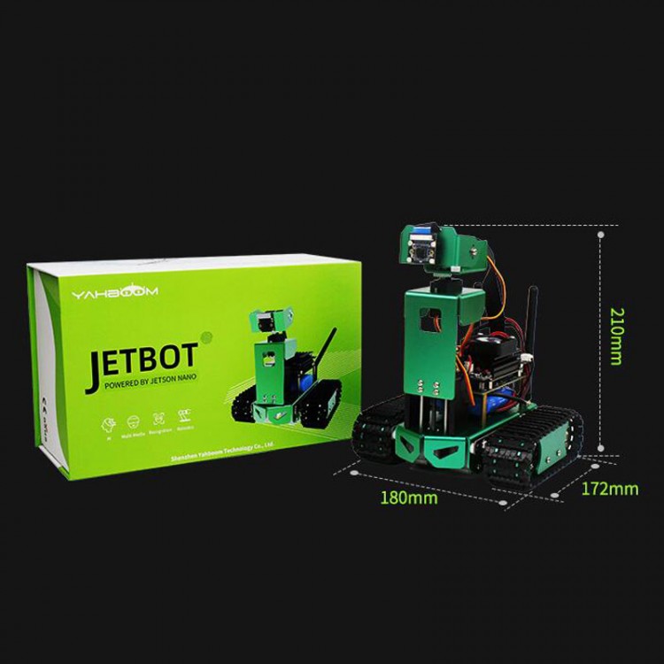 Jetbot Artificial Intelligence Car Kit Jetson Nano Vision Ai Robot Autopilot Without Motherboard