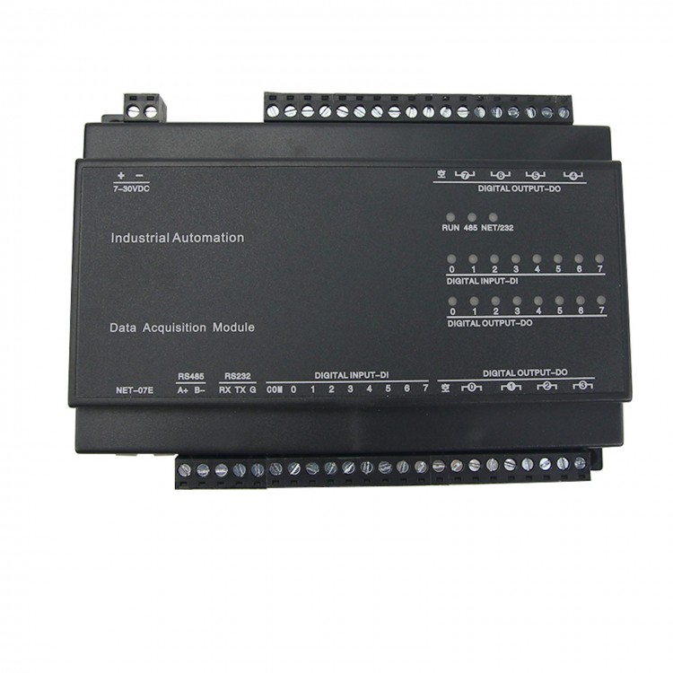 Industrial Controller 8do Output 8di Input Rj45 Tcp Ethernet Io Module Modbus Controller Free