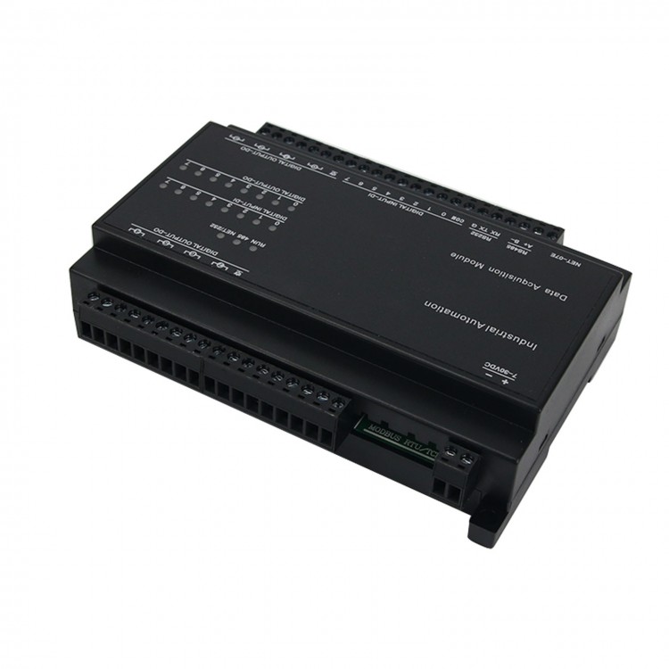 Industrial Controller 8do Output 8di Input Rj45 Tcp Ethernet Io Module Modbus Controller Free