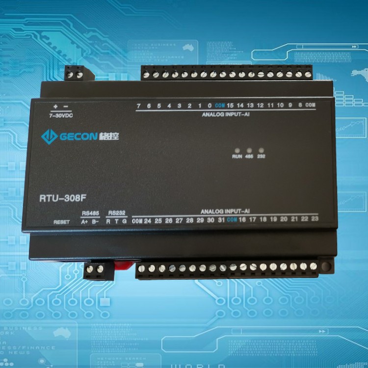 32 Analog Input Data Acquisition For Modbus Rtu Io Module Rtu 308f 32ai