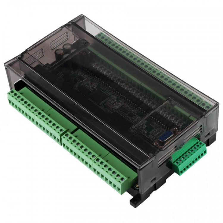 FX3U-48MR Full Function w/ RS485 Clock Shell PLC Controller 24 Input 24 Output High-Speed ...
