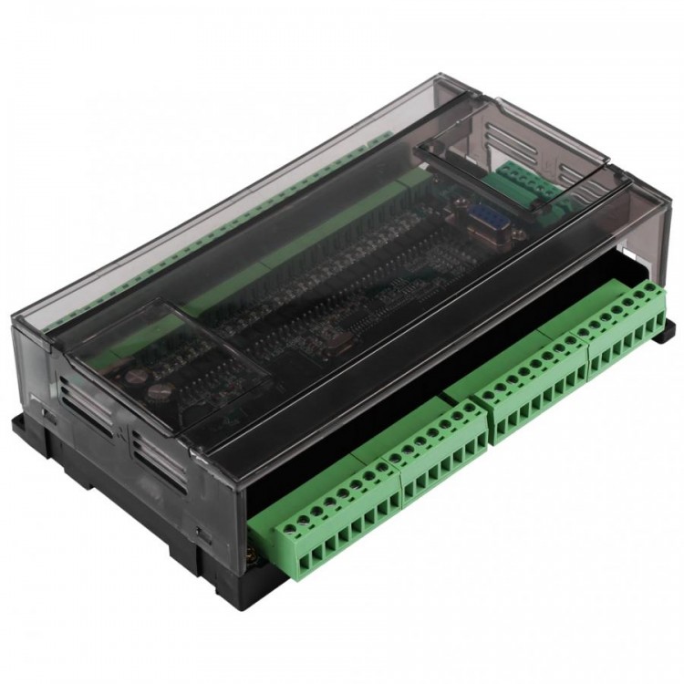 FX3U-48MR Full Function w/ RS485 Clock Shell PLC Controller 24 Input 24 Output High-Speed ...