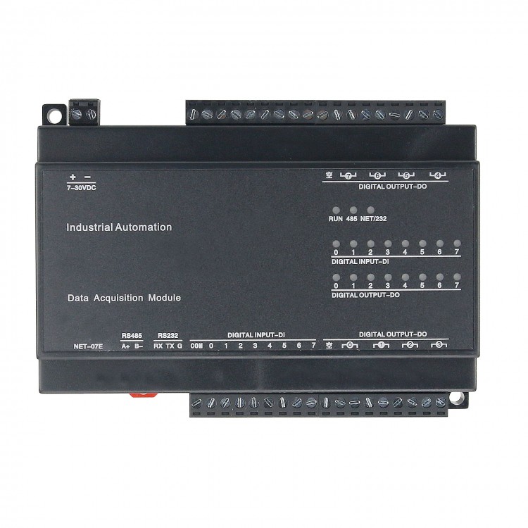 Industrial Control Board 8do Output 8di Input Rj45 Tcp Ethernet Io Module Modbus Controller