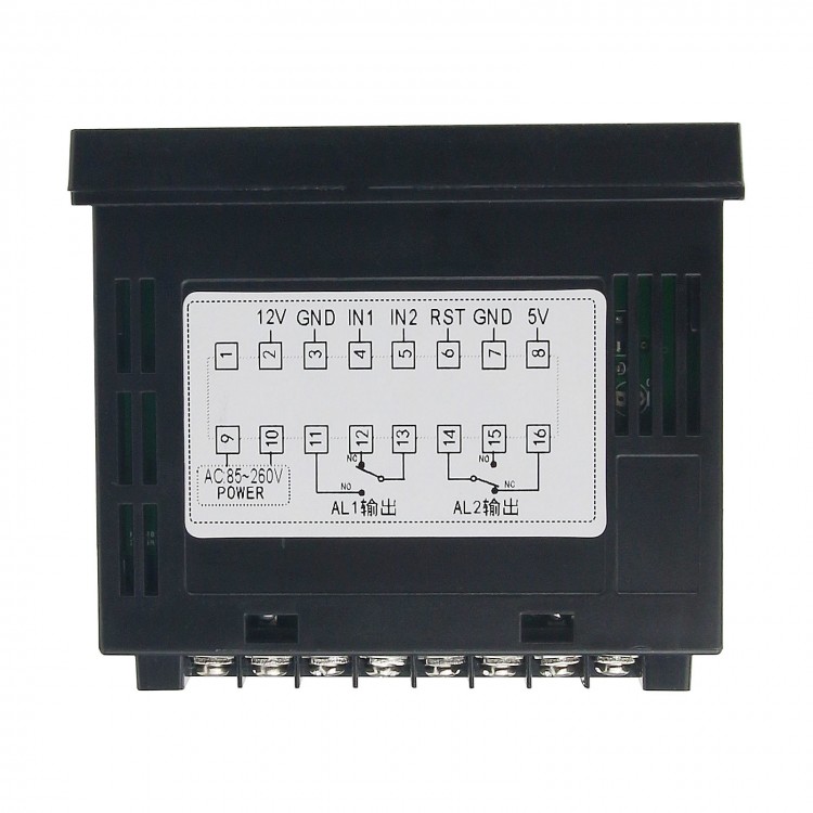 Industrial Digital Counter Number Counter Meter 6-Digit Display with ...