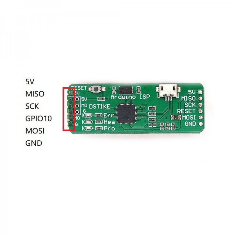 Dstike Bootloader Flash Tool 6p For Arduino Isp Arduino Bootloader Development Programmer