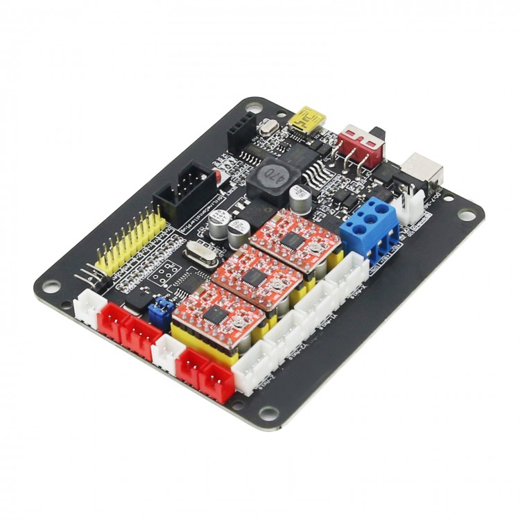 CNC 3 Axis Control Board Version 4.0 + 1.8 Inch Offline Controller ...
