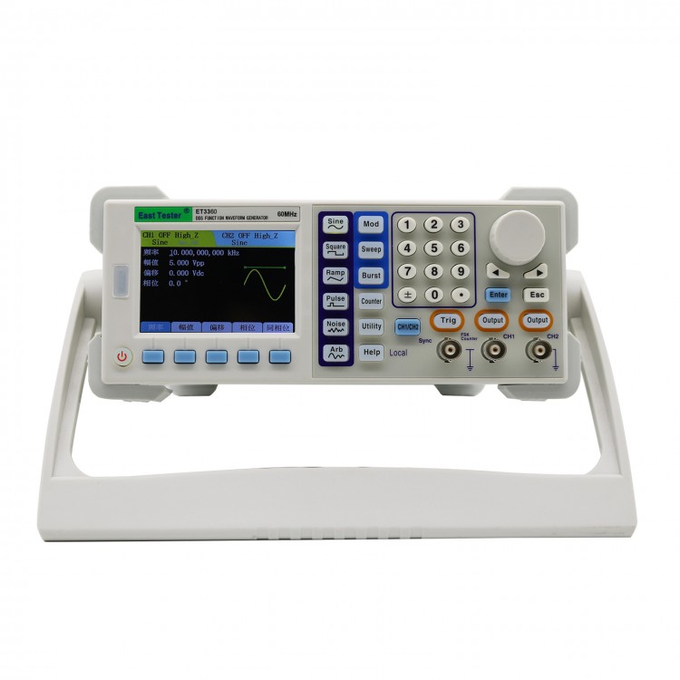 ET3360 60MHz Two Channel DDS Function Generator Function Arbitrary DDS ... ET3360 60MHz Two Channel DDS Function Generator Function Arbitrary DDS ...