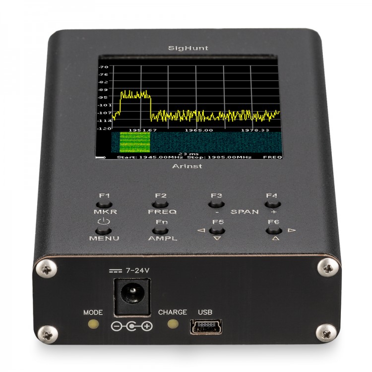 Arinst Ssa R2 Sighunt Rf Spectrum Analyzer 35 6200mhz Portable Signal