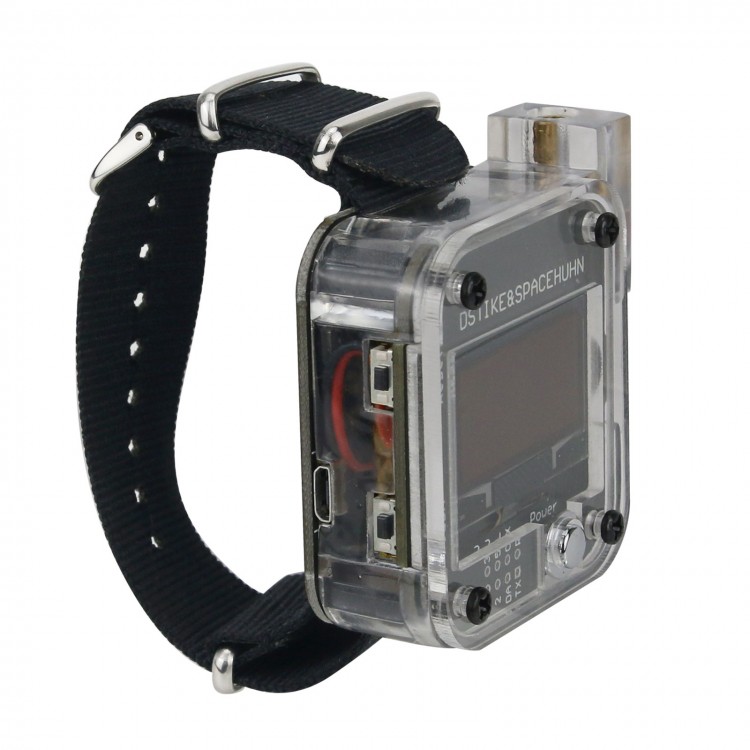 Dstike Deauther Watch V3 Wearable Deauther Watch Esp8266 Development Board 24ghz 3d Printed 8452
