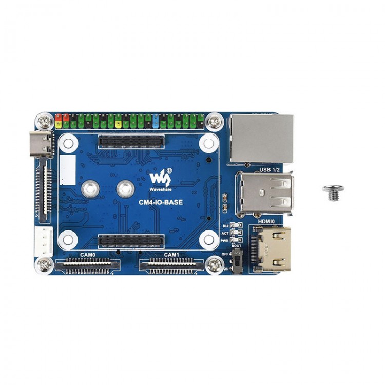CM4-IO-BASE-B CM4 IO Board Waveshare Mini Base Board (B) For Raspberry Pi Compute Module 4 ...