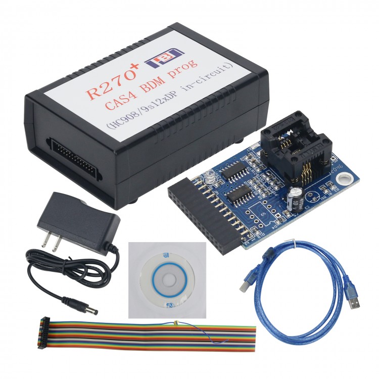 R270+ Programmer CAS4 BDM Prog Professional Automotive Key Programmer ...