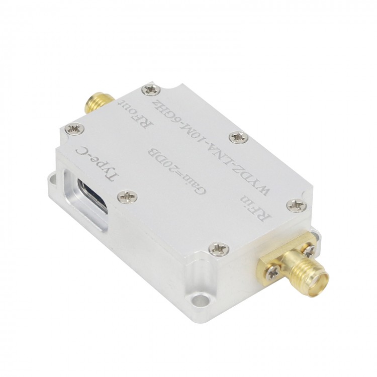 10M-6GHz Low Noise Amplifier Gain 20DB High Flatness LNA RF Signal Driving Receiver Front End ...