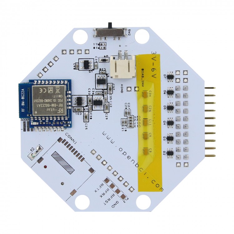 8 Channel Bluetooth Version OpenBCI V3 Compatible Open Source Arduino EEG Brain Electrical ...
