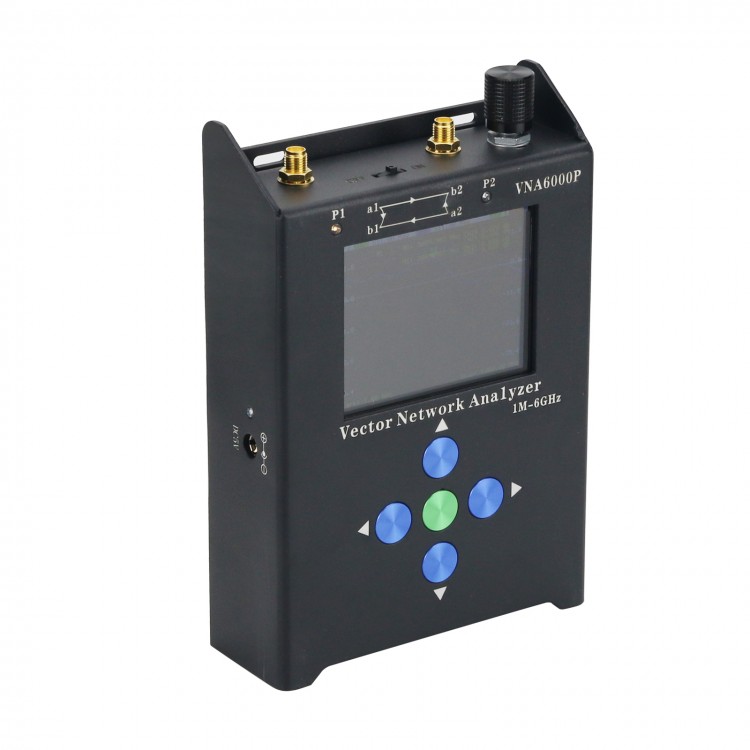 1m 6ghz Portable Vector Network Analyzer Vna Analyzer With Display Aluminum Shell Vna6000p
