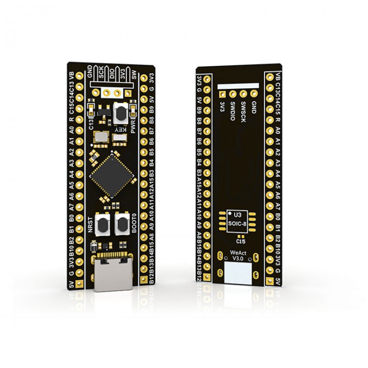Weact Stm32f411ceu6 Development Board Minimum System Board Stm32f4 Core Board Micropython Free