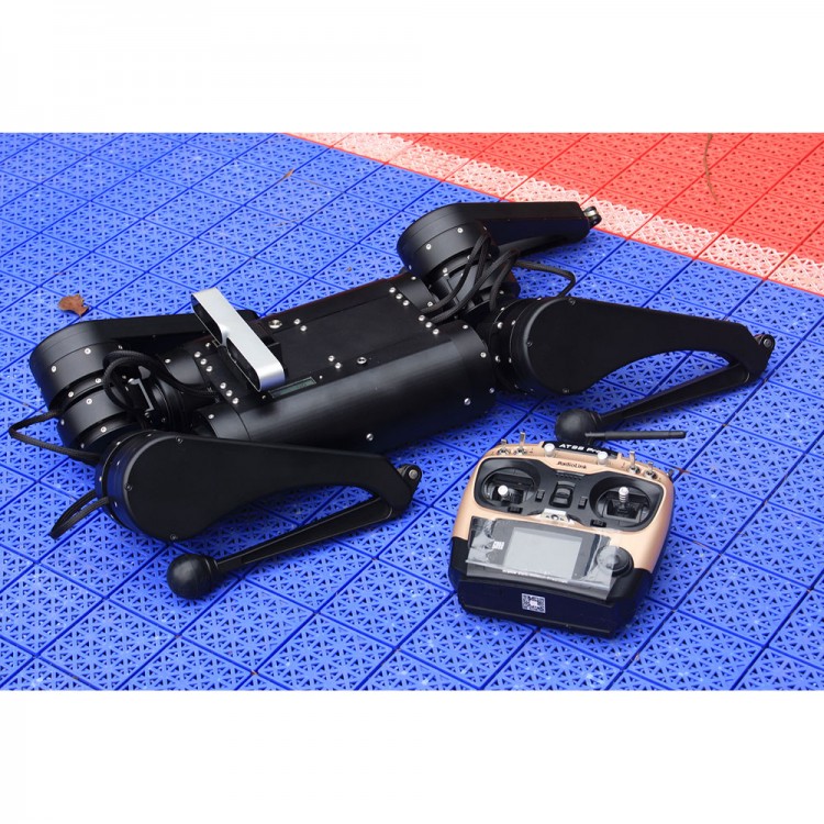 12DOF Bionic Quadruped Robot Dog Open Source MIT AI Robot Basic Version for Programming STEM ...