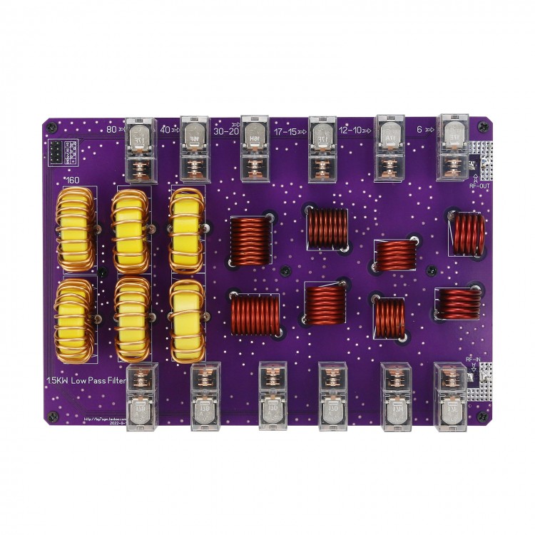 Low Pass Filter Board Shortwave Hf 10 Band Low Pass Filter 1500w 50Ω 18 54mhz Support Ssb Cw Fm