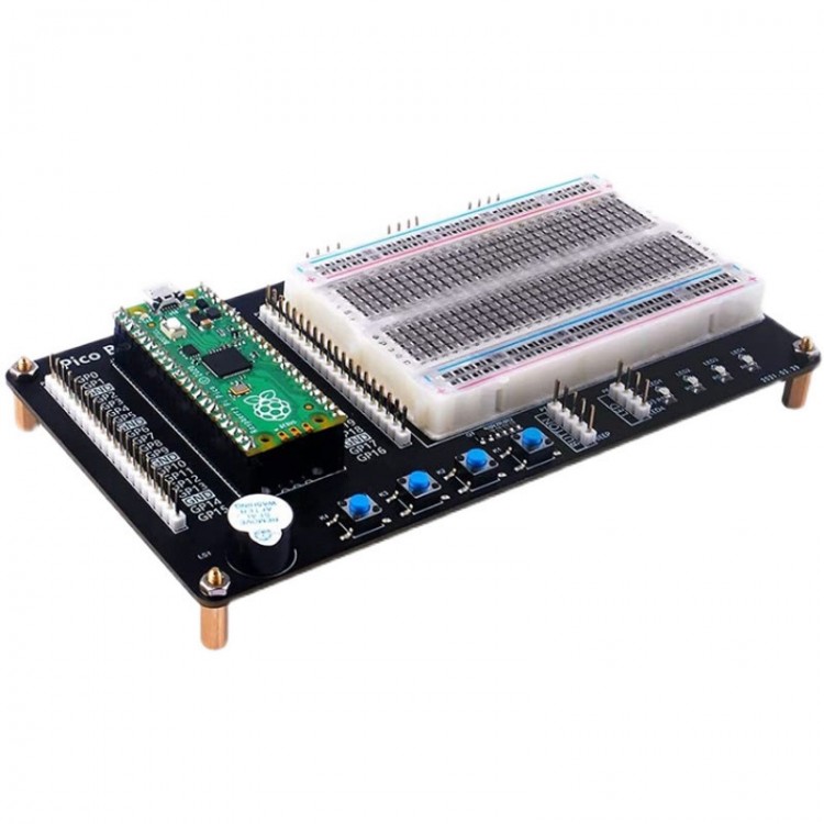 Pico Breadboard Kit Breakout Expansion Board Support LED Lights Buttons ... Pico Breadboard Kit Breakout Expansion Board Support LED Lights Buttons ...