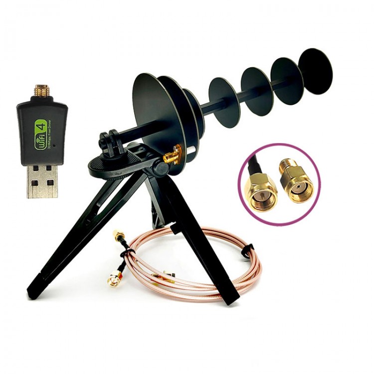 12dbi 2 4g Wifi Signal Receiver Antenna Yagi Directional Antenna With