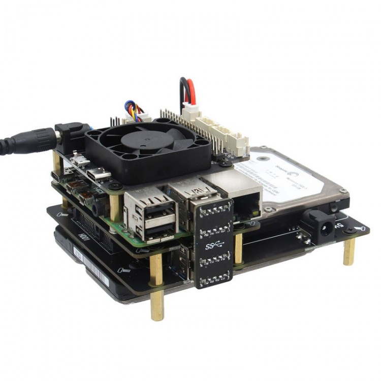 X883 High Performance Storage Expansion Board for Raspberry Pi 4 Dual 2 ...