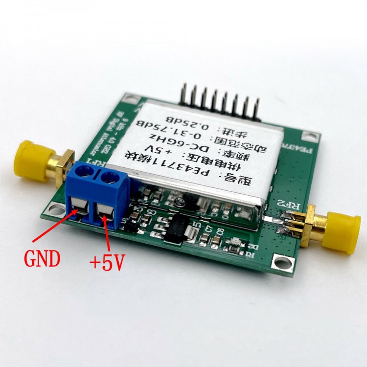 RF Digital Step Attenuator PE43711 Module DC-6GHz High Performance ... RF Digital Step Attenuator PE43711 Module DC-6GHz High Performance ...