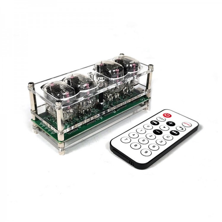 In12 Nixie Tube Clock Retro Desktop Clock Digital Clock With Four In12