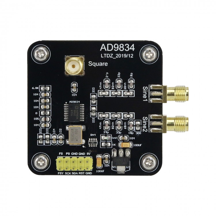 AD9834 Signal Generator Module Circuit Board Sine Triangle Square Wave ... AD9834 Signal Generator Module Circuit Board Sine Triangle Square Wave ...