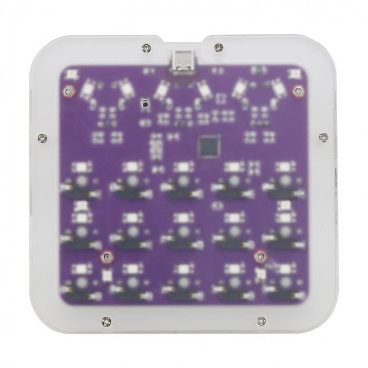 HamGeek Macro Custom Mechanical Keyboard (Transparent Acrylic Shell without Light) 15 Keys + 3 ...