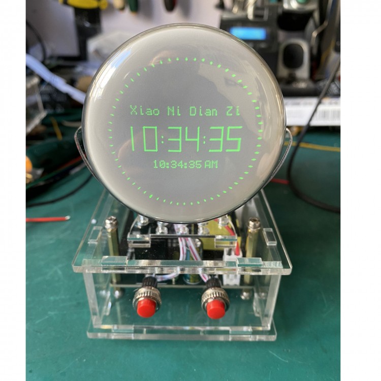 TZT OSCLK-MK2 Assembled Oscilloscope Clock 7SJ32 Oscilloscope Tube ... TZT OSCLK-MK2 Assembled Oscilloscope Clock 7SJ32 Oscilloscope Tube ...