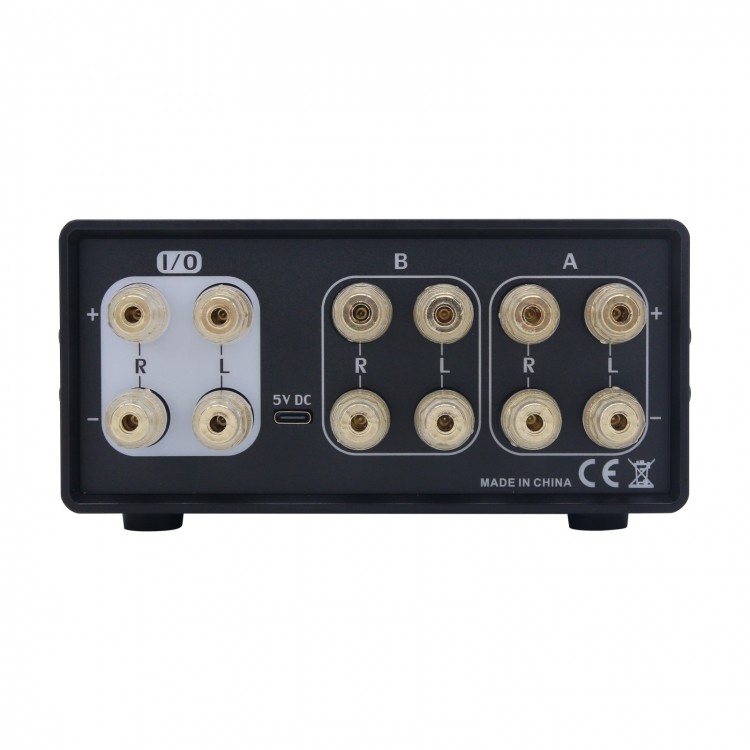 Vu102 2 In 1 Out 1 In 2 Out Amplifier Speaker Selector Switch Box With Vu Level Meter Support