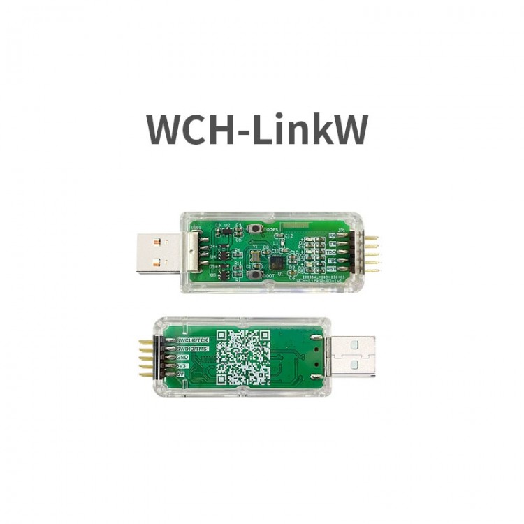 Wch Linkw R0 1v1 Emulator Mcu Programmer Debugger Supports Wireless Mode For Chip Programming