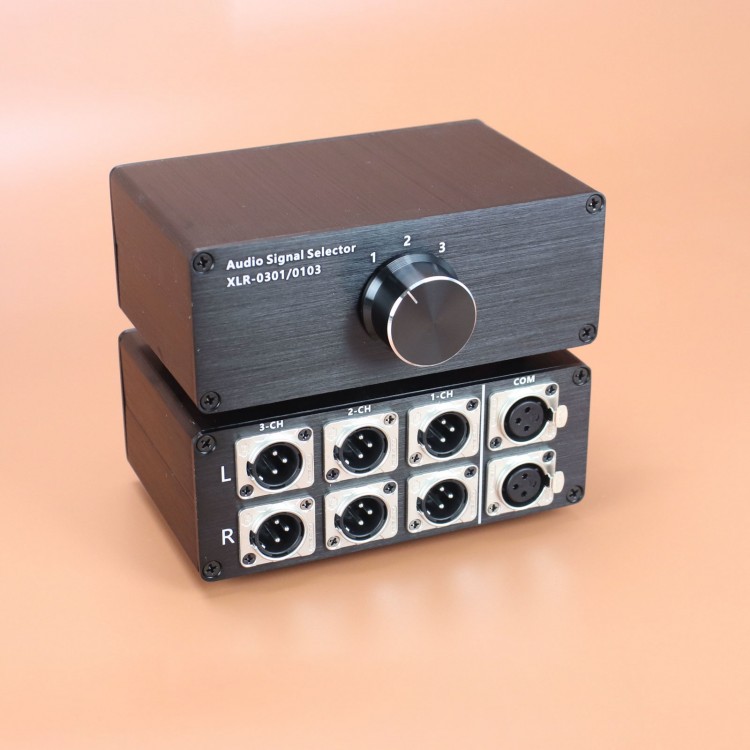 Xlr 0301 0103 Audio Signal Selector Xlr Balanced Audio Switcher Audio Selector For 1 Input 3